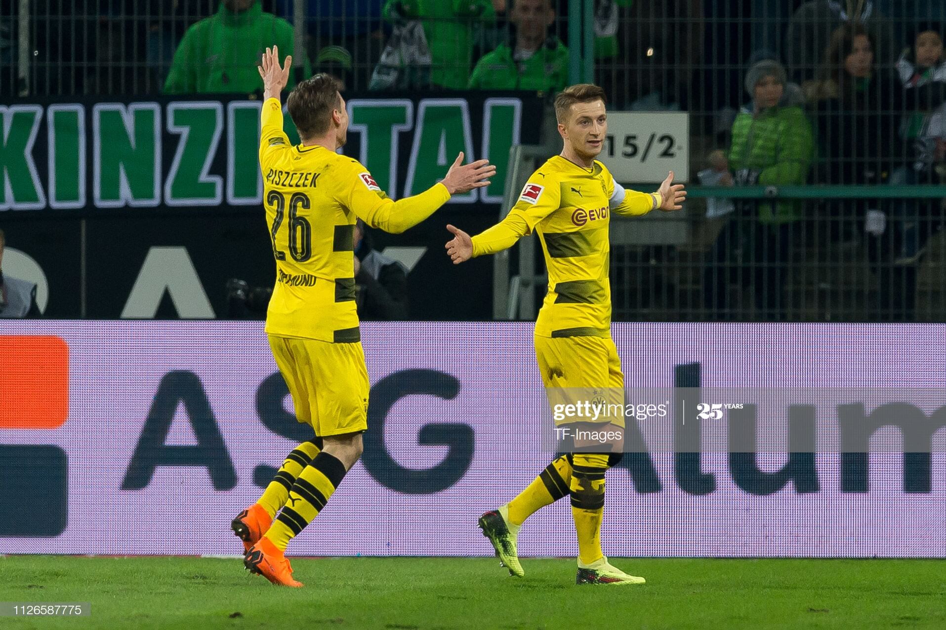 Marco Reus Match Worn Borussia Dortmund Bundesliga Shirt 2017 - 2018 ...