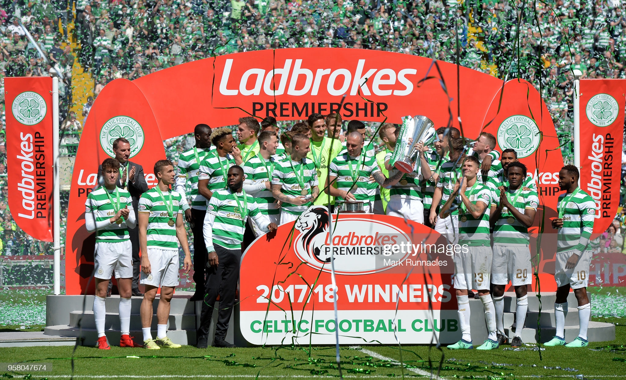 Celtic SPL Scottish Premier League Winners Medal 2017 - 2018 Season ...