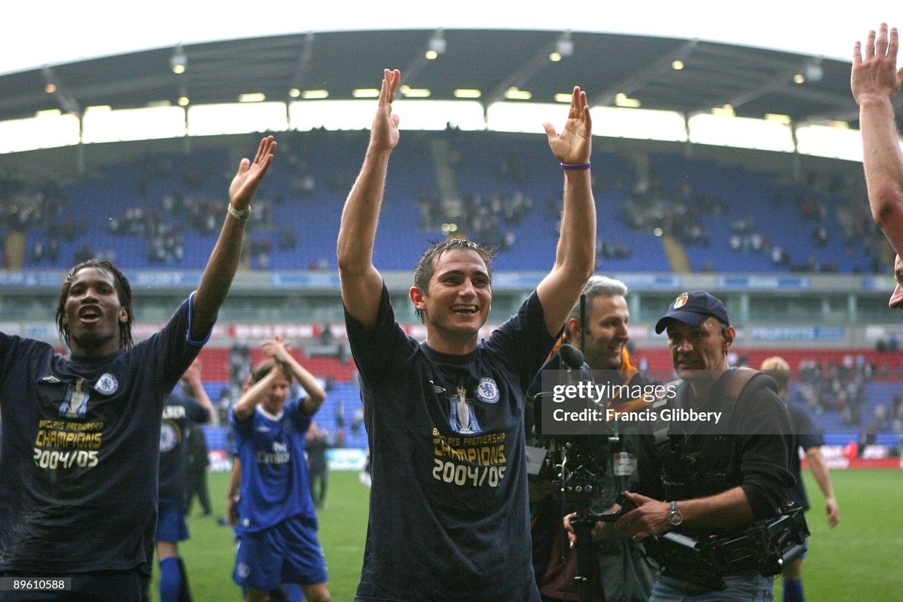 Chelsea Match Paraded Premier League Champions Flag / Banner 2004 ...